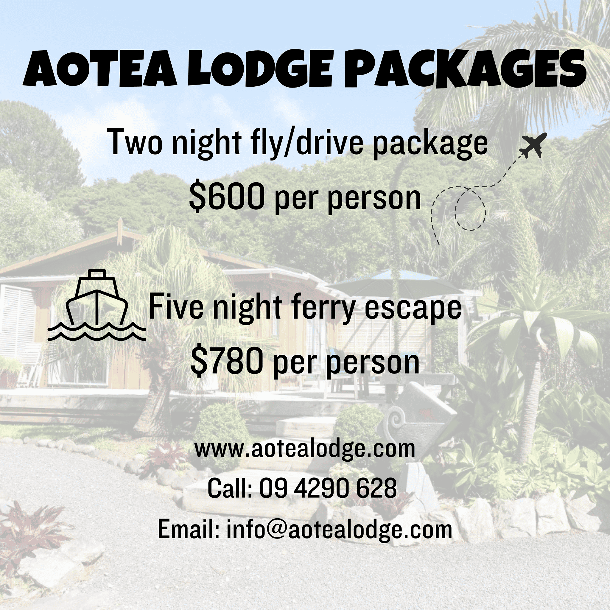 Packages - Aotea Great Barrier Island